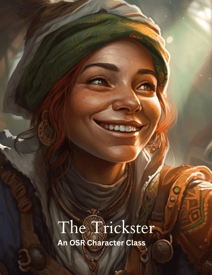 The Trickster OSR Character Class - Name Level Games | DriveThruRPG