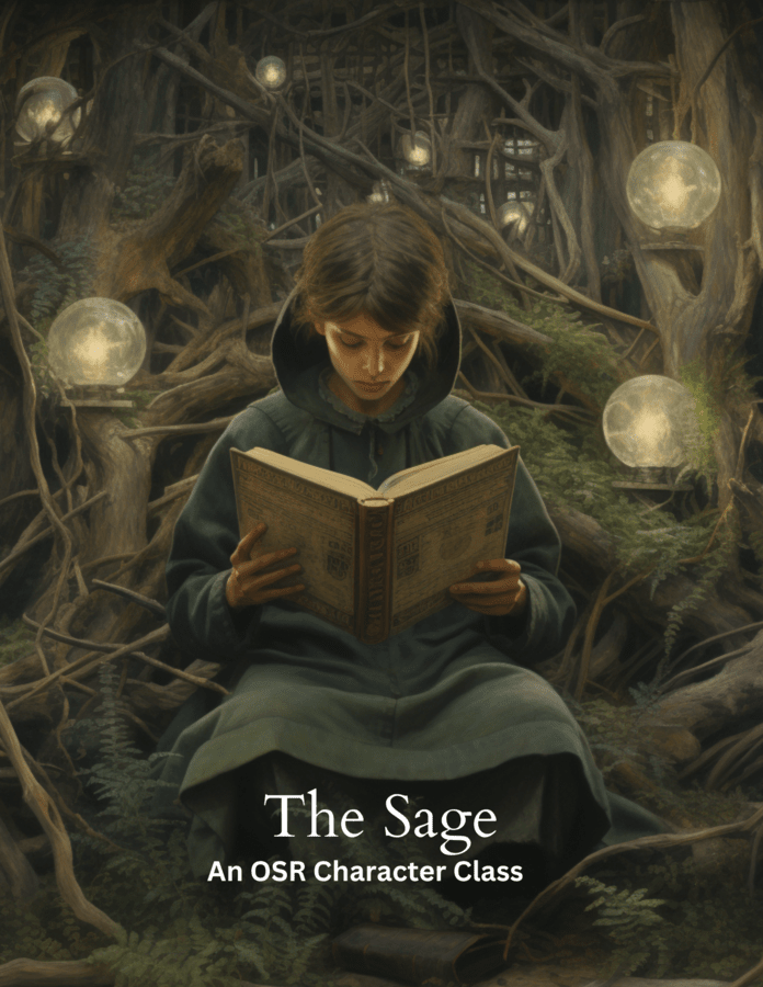 The Sage OSR Character Class - Name Level Games | DriveThruRPG