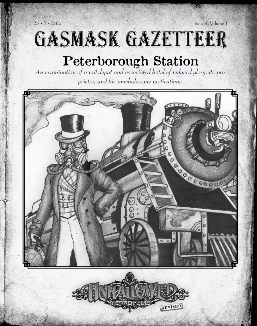 Gasmask Gazetteer #3, Peterborough Station - New Dark Age | Unhallowed ...
