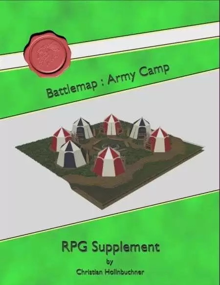 Battlemap : Army Camp - Christian Hollnbuchner | Battlemaps | DriveThruRPG