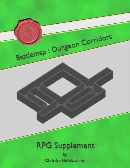 Battlemap : Dungeon Corridors - Christian Hollnbuchner | Battlemaps ...