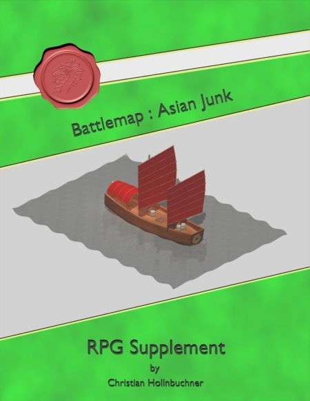 Battlemap : Asian Junk - Christian Hollnbuchner | Battlemaps | DriveThruRPG