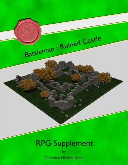 Battlemap : Ruined Castle - Christian Hollnbuchner | Battlemaps ...