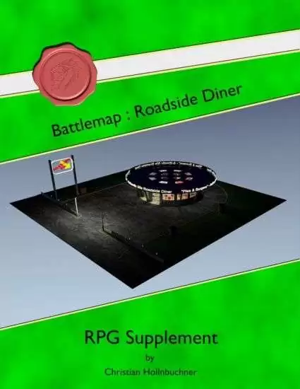 Battlemap : Roadside Diner - Christian Hollnbuchner | Battlemaps ...