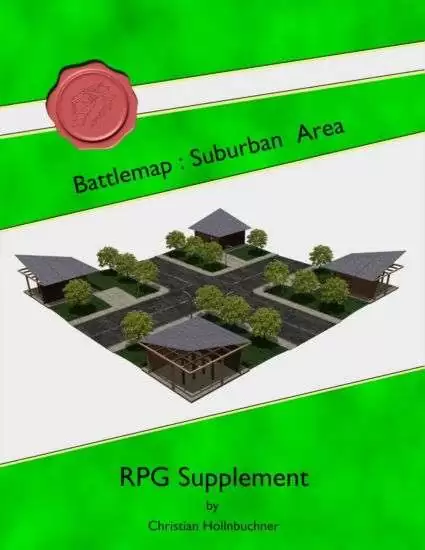 Battlemap : Suburban Area - Christian Hollnbuchner | Battlemaps ...