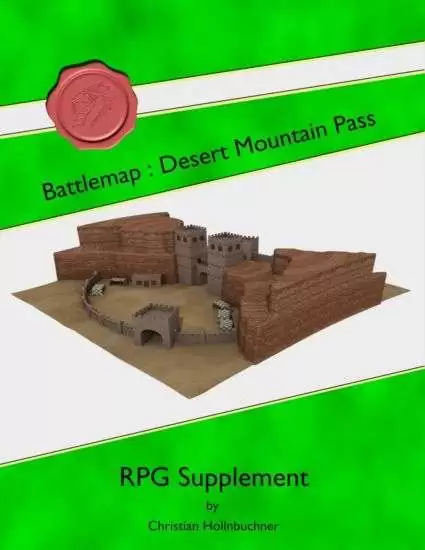 Battlemap : Desert Mountain Pass - Christian Hollnbuchner | Battlemaps ...