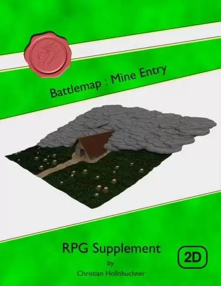 Battlemap : Mine Entry - Christian Hollnbuchner | Battlemaps | DriveThruRPG