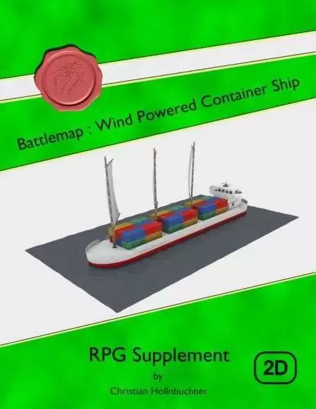 Battlemap : Wind Powered Container Ship - Christian Hollnbuchner ...