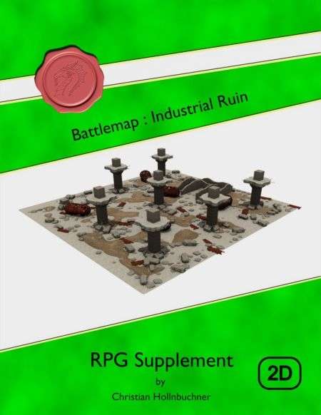 Battlemap : Industrial Ruin - Christian Hollnbuchner | Battlemaps ...