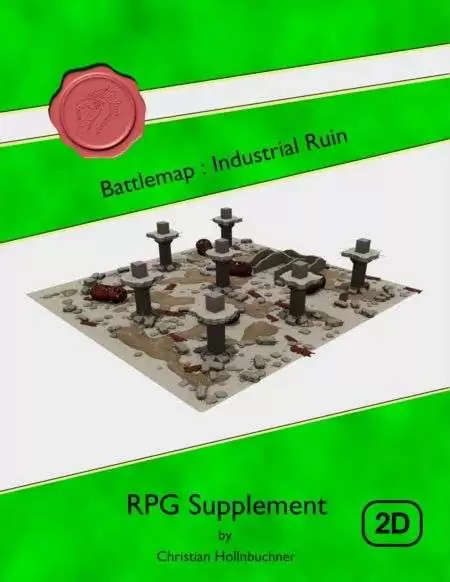 Battlemap : Industrial Ruin - Christian Hollnbuchner | Battlemaps ...