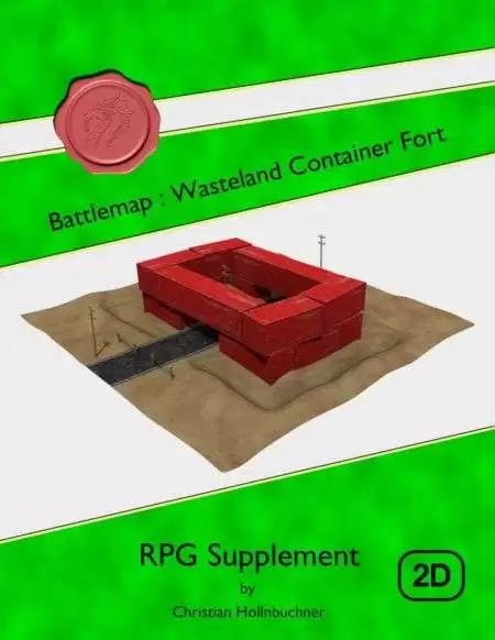 Battlemap : Wasteland Container Fort - Christian Hollnbuchner ...