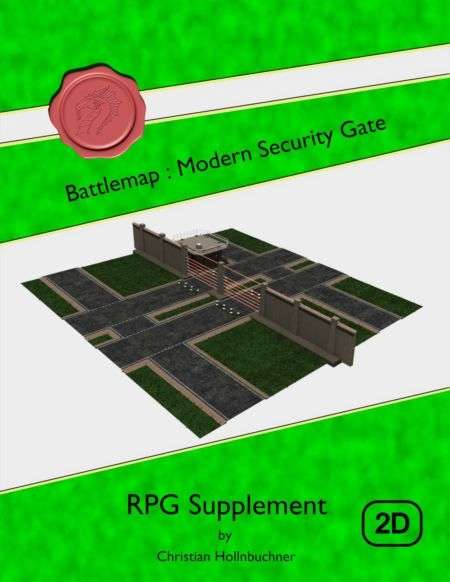 Battlemap : Modern Security Gate - Christian Hollnbuchner | Battlemaps ...