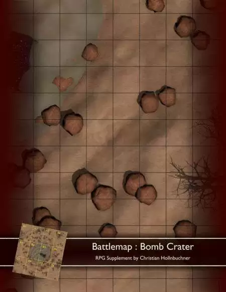 Battlemap : Bomb Crater - Christian Hollnbuchner | Battlemaps ...