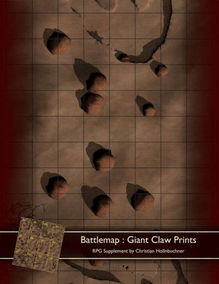 Battlemap : Giant Claw Prints - Christian Hollnbuchner | Battlemaps ...