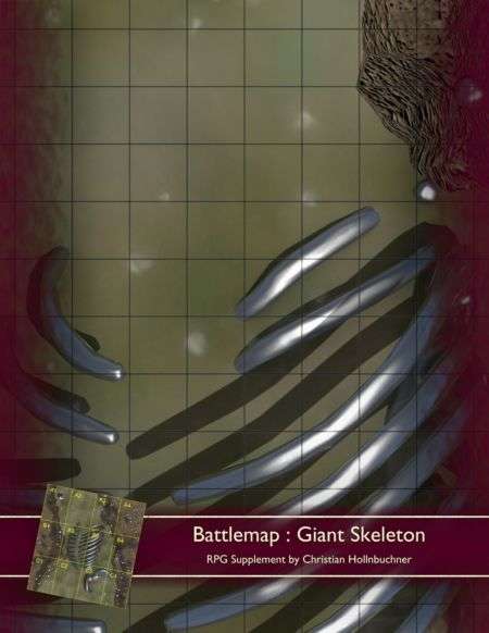 Battlemap : Giant Skeleton - Christian Hollnbuchner | Battlemaps ...