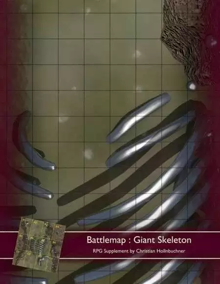 Battlemap : Giant Skeleton - Christian Hollnbuchner | Battlemaps ...