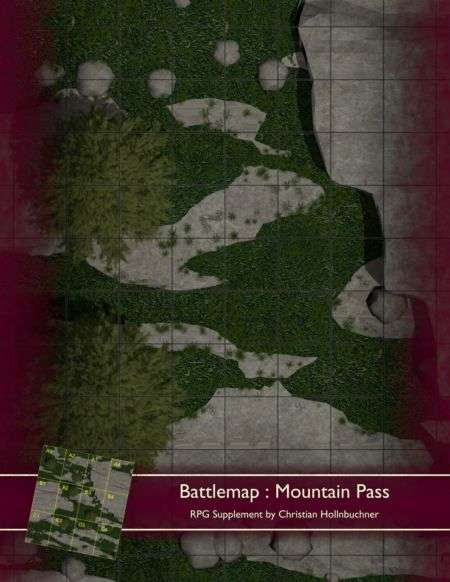 Battlemap : Mountain Pass - Christian Hollnbuchner | Battlemaps ...