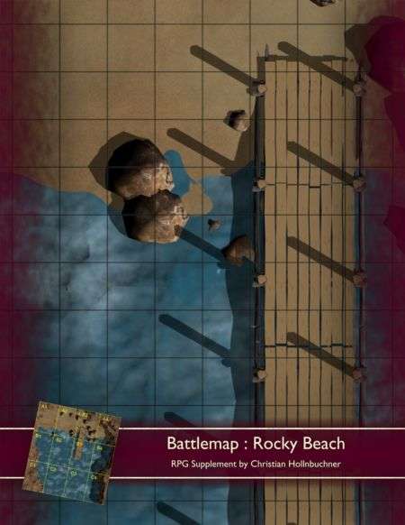 Battlemap : Rocky Beach - Christian Hollnbuchner | Battlemaps ...