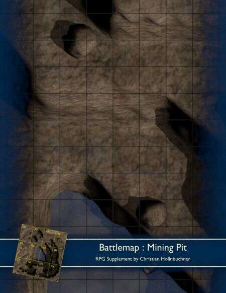 Battlemap : Mining Pit - Christian Hollnbuchner | Battlemaps | DriveThruRPG