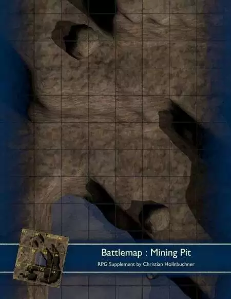 Battlemap : Mining Pit - Christian Hollnbuchner | Battlemaps | DriveThruRPG