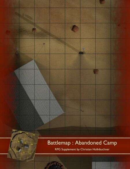 Battlemap : Abandoned Camp - Christian Hollnbuchner | Battlemaps ...