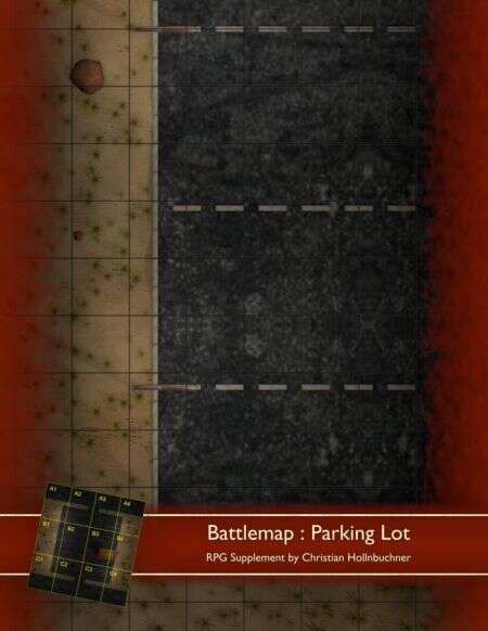 Battlemap : Parking Lot - Christian Hollnbuchner | Battlemaps ...