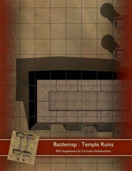 Battlemap : Temple Ruins - Christian Hollnbuchner | Battlemaps ...