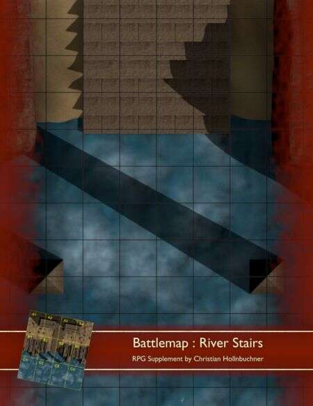 Battlemap : River Stairs - Christian Hollnbuchner | Battlemaps ...