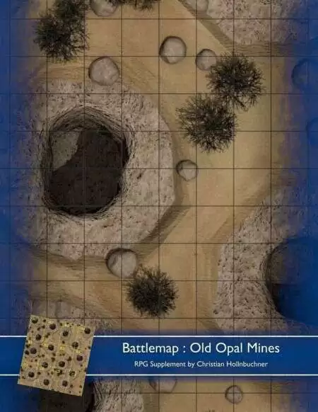 Battlemap : Old Opal Mines - Christian Hollnbuchner | Battlemaps ...