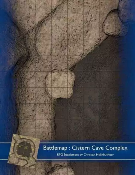 Battlemap : Cistern Cave Complex - Christian Hollnbuchner | Battlemaps ...