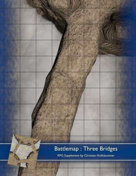 Battlemap : Three Bridges - Christian Hollnbuchner | Battlemaps ...