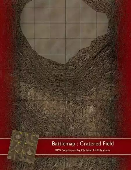 Battlemap : Cratered Field - Christian Hollnbuchner | Battlemaps ...