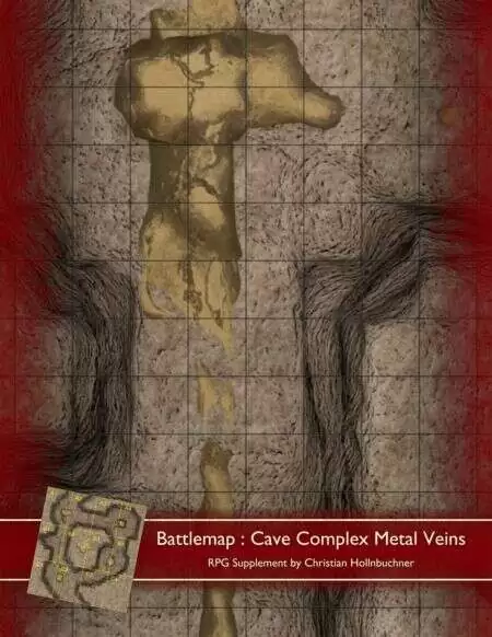 Battlemap : Cave Complex Metal Veins - Christian Hollnbuchner ...