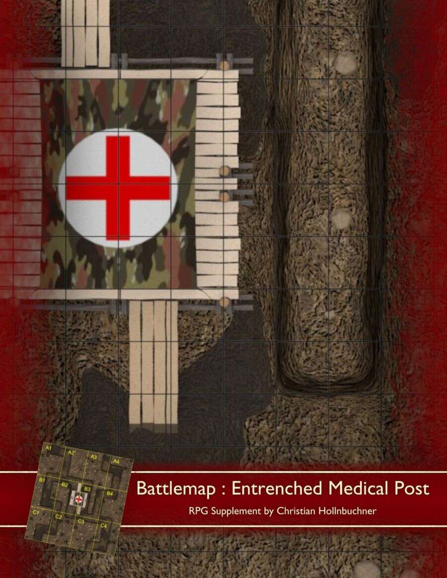 Battlemap : Entrenched Medical Post - Christian Hollnbuchner ...