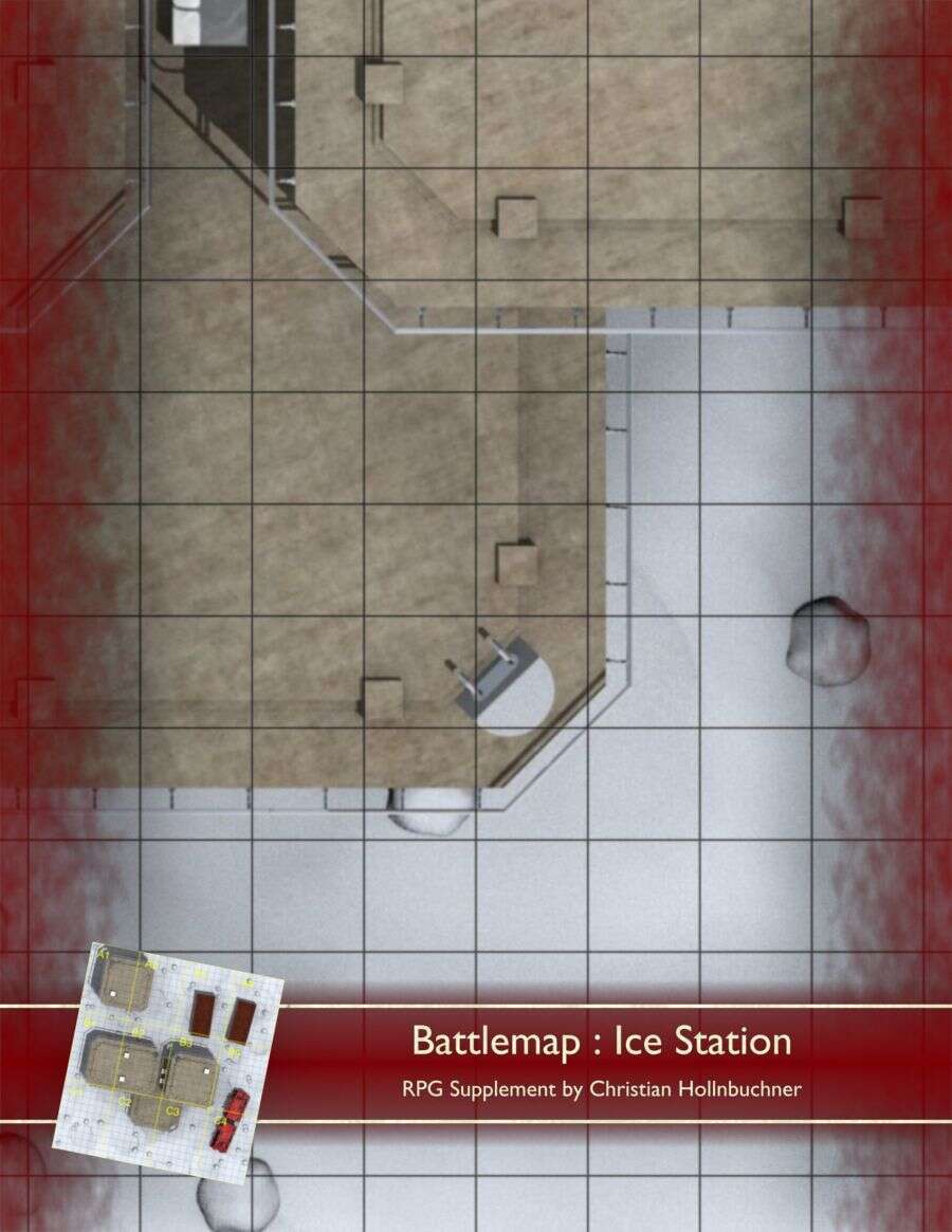 Battlemap : Ice Station - Christian Hollnbuchner | Battlemaps ...