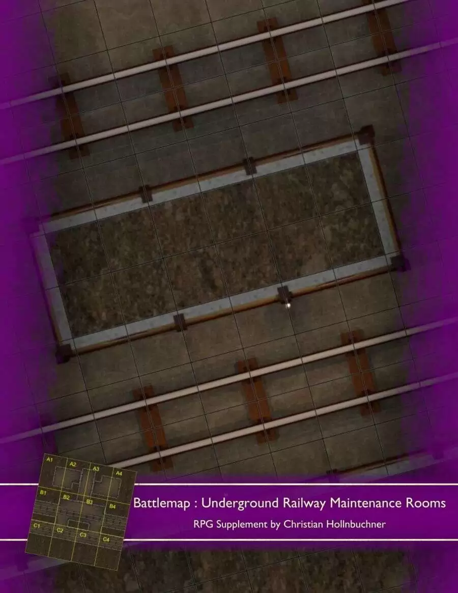 Battlemap : Underground Railway Maintenance Rooms - Christian ...
