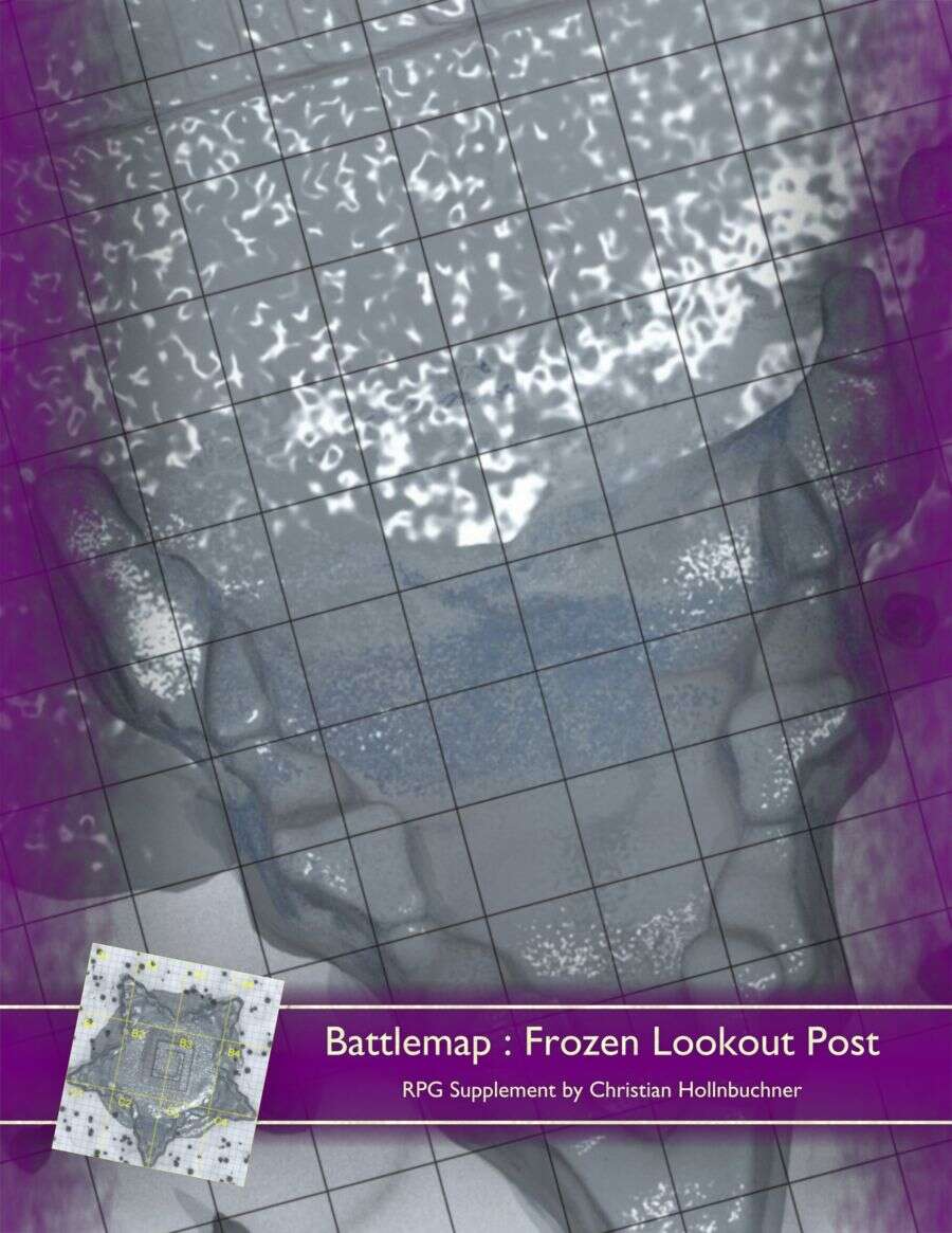 Battlemap : Frozen Lookout Post - Christian Hollnbuchner | Battlemaps ...