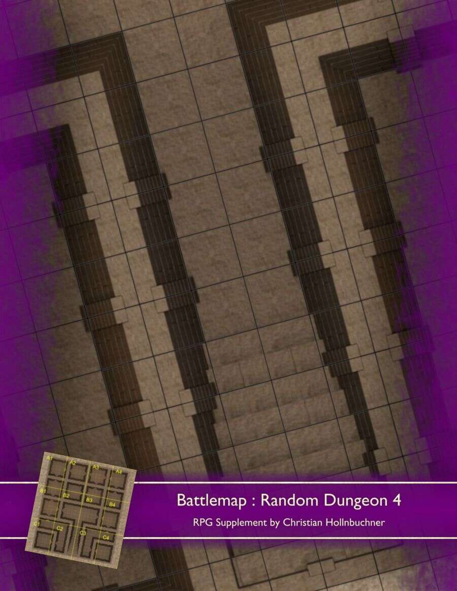 Battlemap : Random Dungeon 4 - Christian Hollnbuchner | Battlemaps ...
