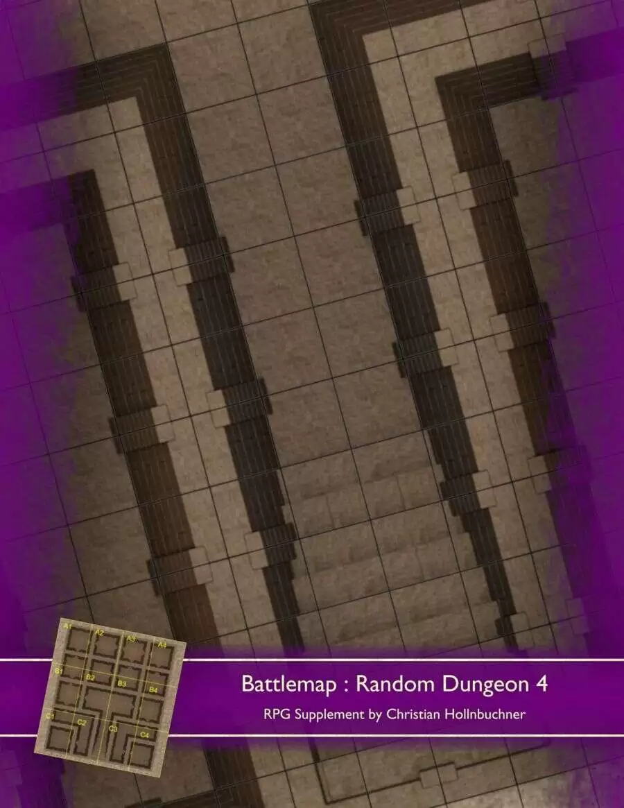 Battlemap : Random Dungeon 4 - Christian Hollnbuchner | Battlemaps ...