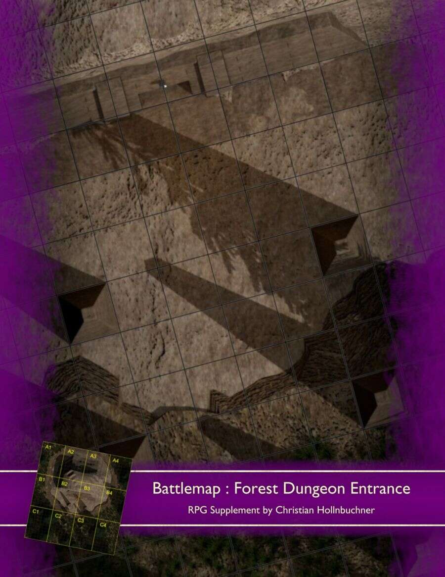 Battlemap : Forest Dungeon Entrance - Christian Hollnbuchner ...