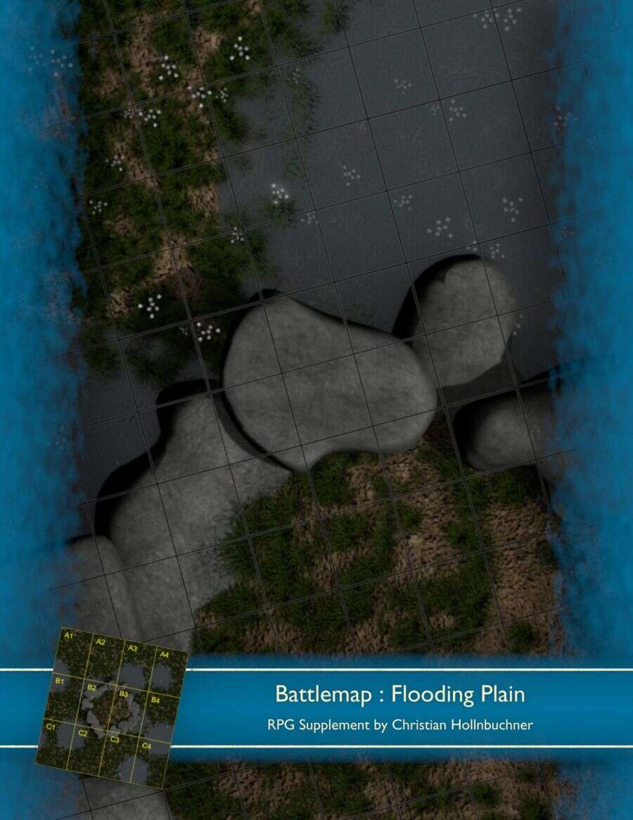Battlemap : Flooding Plain - Christian Hollnbuchner | Battlemaps ...