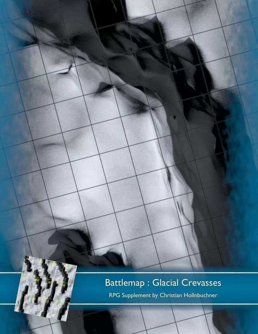 Battlemap : Glacial Crevasses - Christian Hollnbuchner | Battlemaps ...