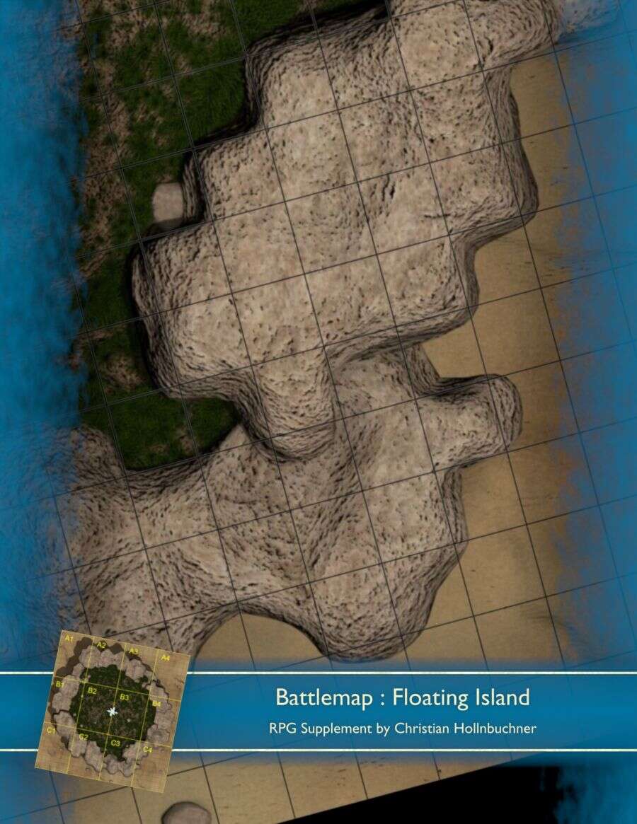 Battlemap : Floating Island - Christian Hollnbuchner | Battlemaps ...