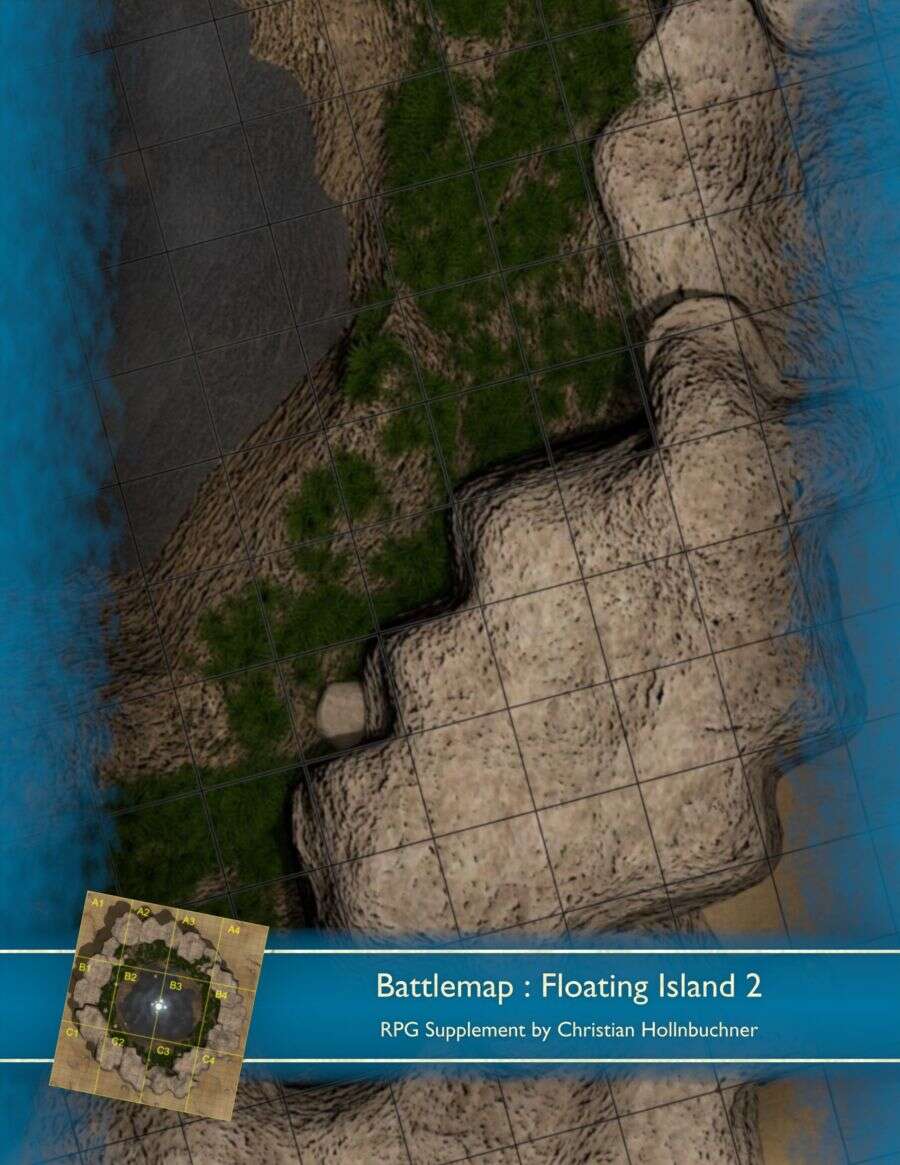 Battlemap : Floating Island 2 - Christian Hollnbuchner | Battlemaps ...