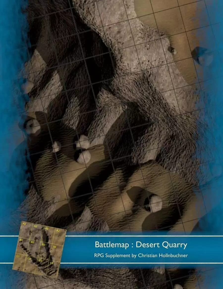 Battlemap : Desert Quarry - Christian Hollnbuchner | Battlemaps ...