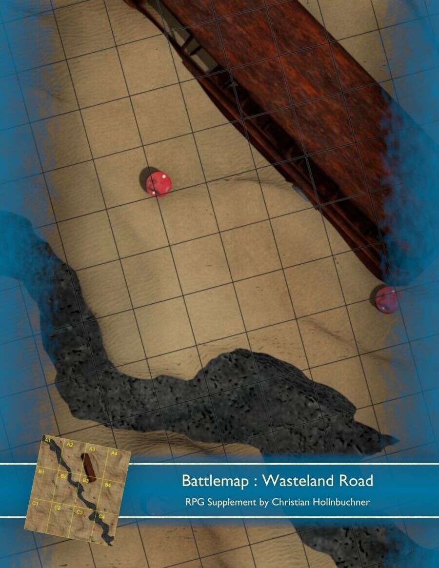 Battlemap : Wasteland Road - Christian Hollnbuchner | Battlemaps ...