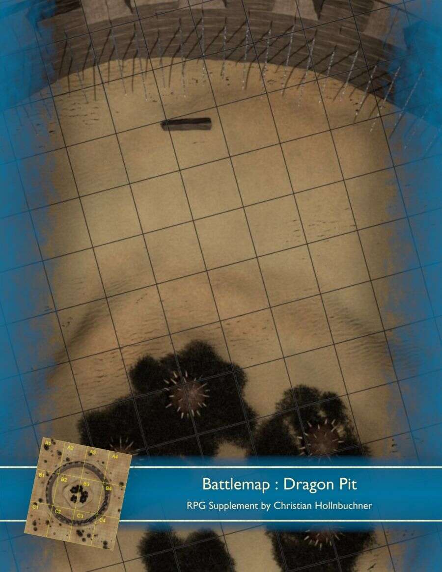 Battlemap : Dragon Pit - Christian Hollnbuchner | Battlemaps | DriveThruRPG