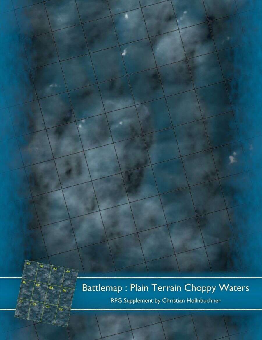 Battlemap : Plain Terrain Choppy Waters - Christian Hollnbuchner ...