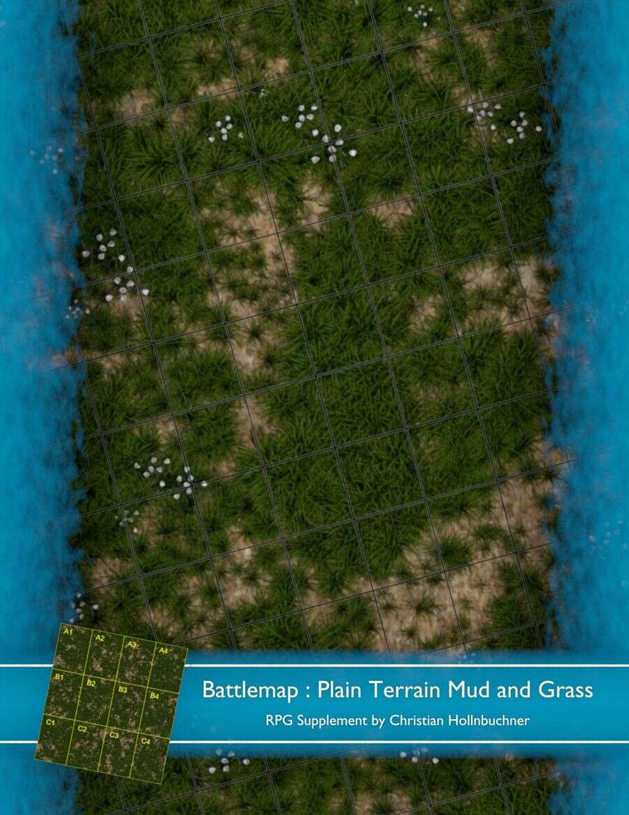 Battlemap : Plain Terrain Mud and Grass - Christian Hollnbuchner ...