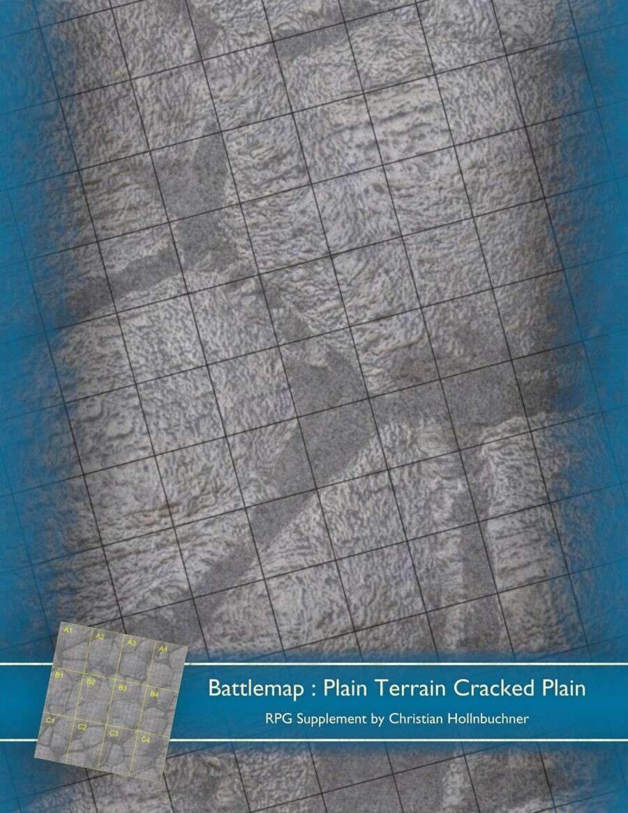 Battlemap : Plain Terrain Cracked Plain - Christian Hollnbuchner ...